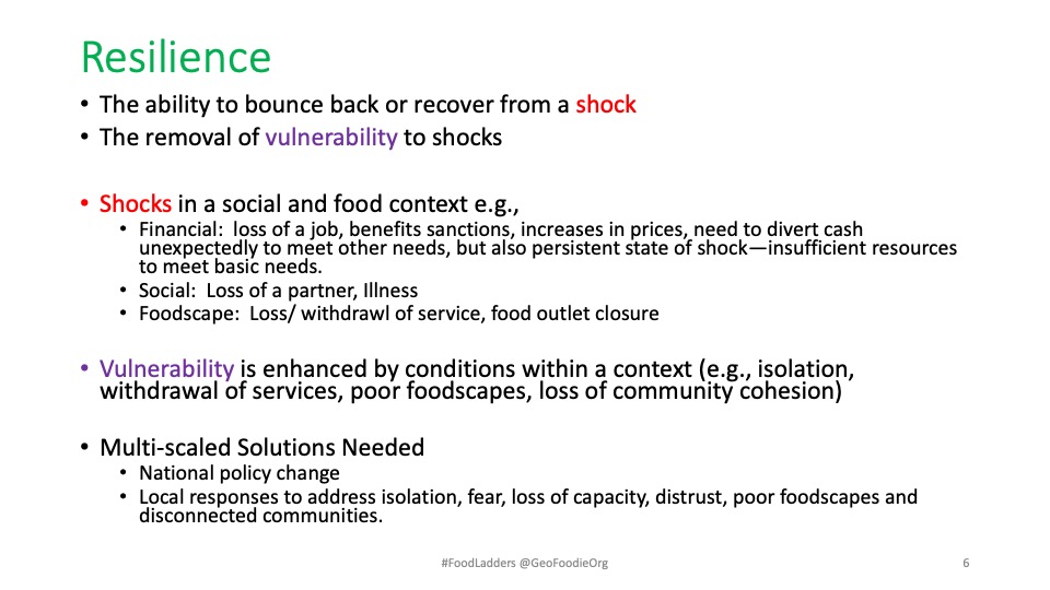 Elaborating Food Ladders | GeoFoodie